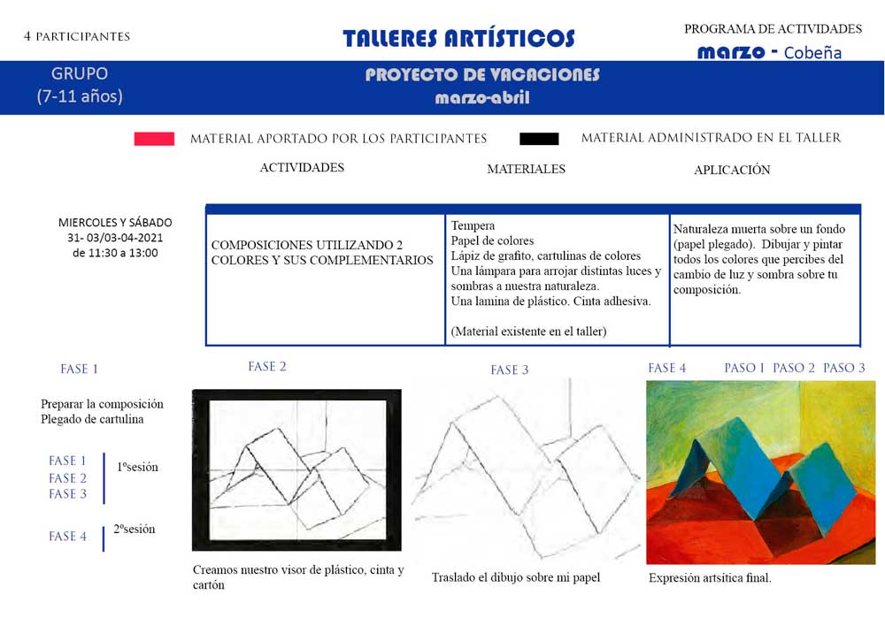Actividades para niños en Cobeña: Proyecto de vacaciones Semana Santa ...